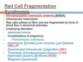 Haemolytic anaemia | PPTX