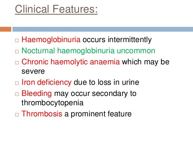Haemolytic anaemia