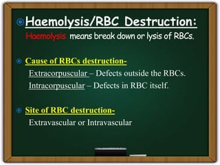 Haemolytic anaemia | PPTX