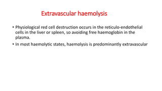 Haemolytic anaemias lecture for v yr mbbs | PPTX