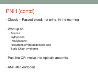 Haemolytic anemia | PPTX