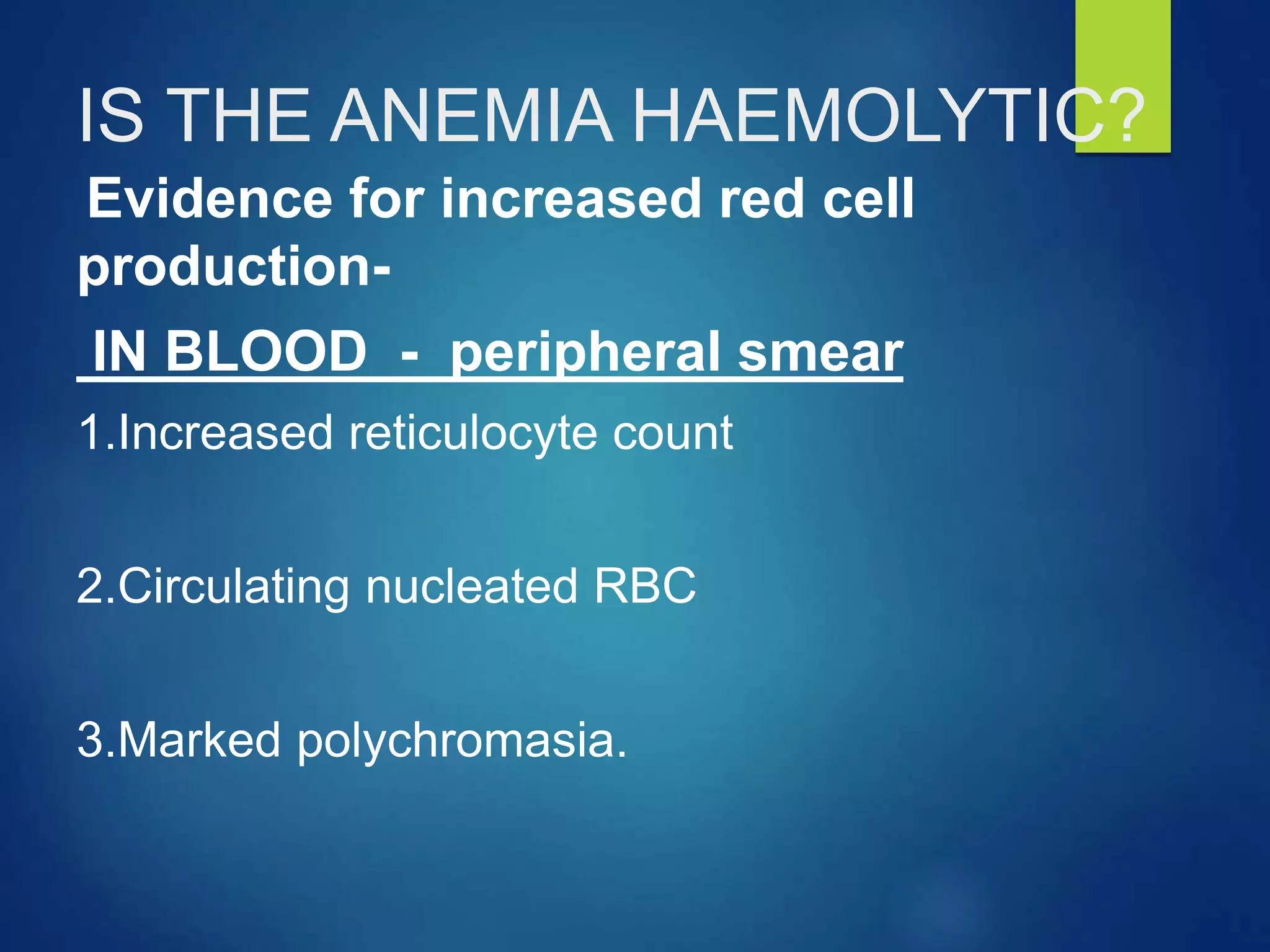 Haemolytic anemia | PPTX