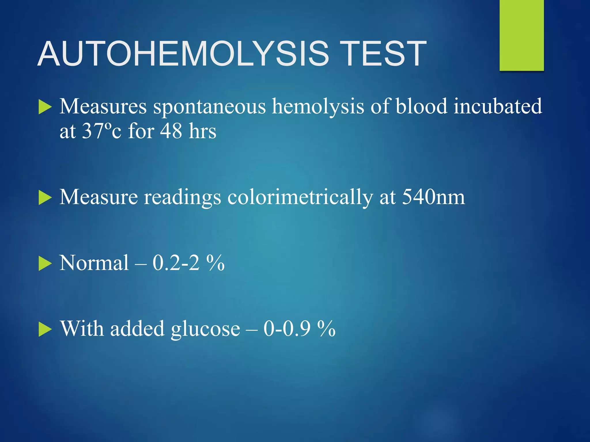 Haemolytic anemia | PPTX