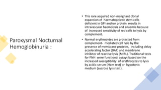 Haemolytic anemia pratyasha paripurna | PPT