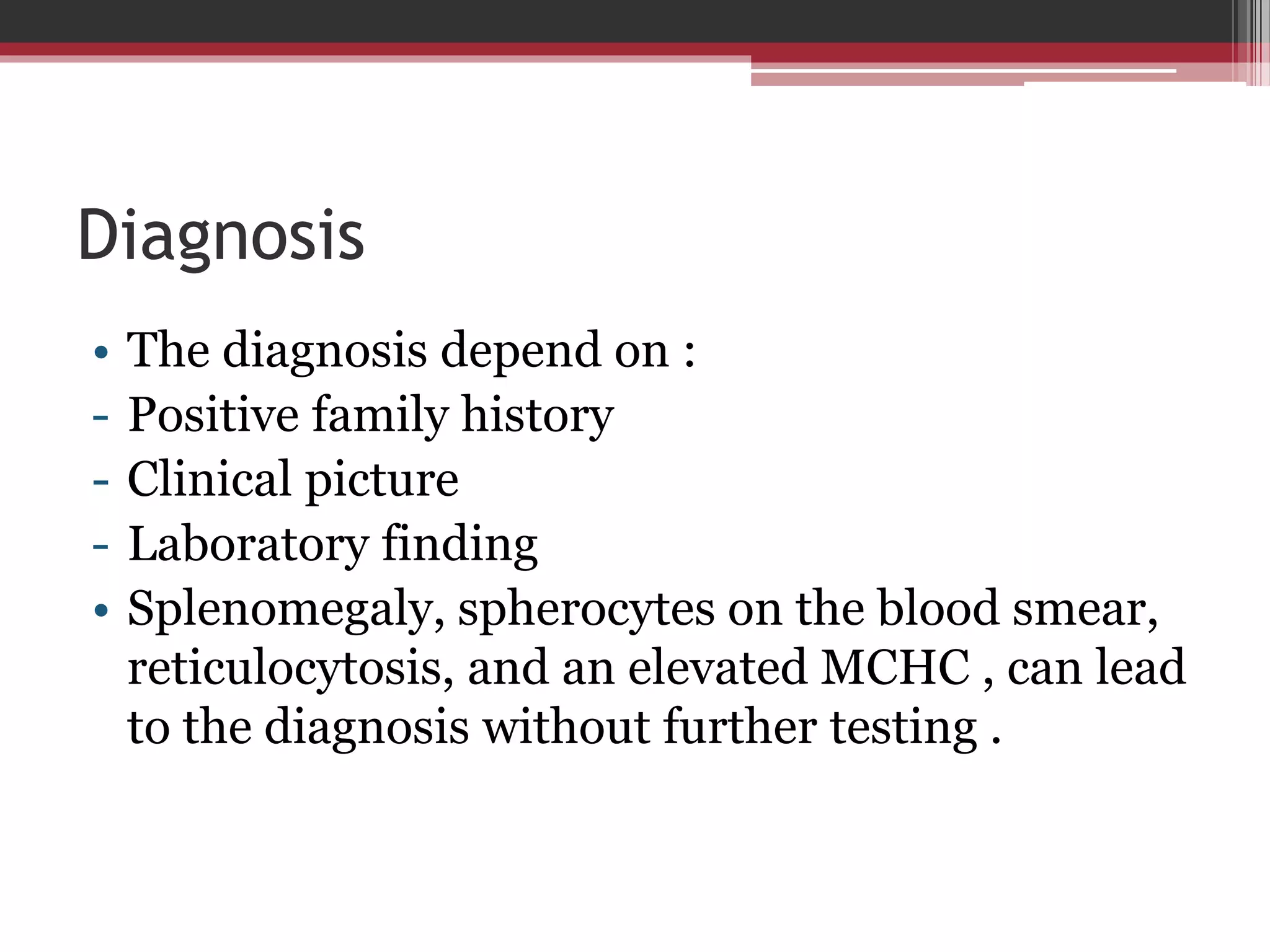 Haemolytic anemias due to cell membrane defects | PPT