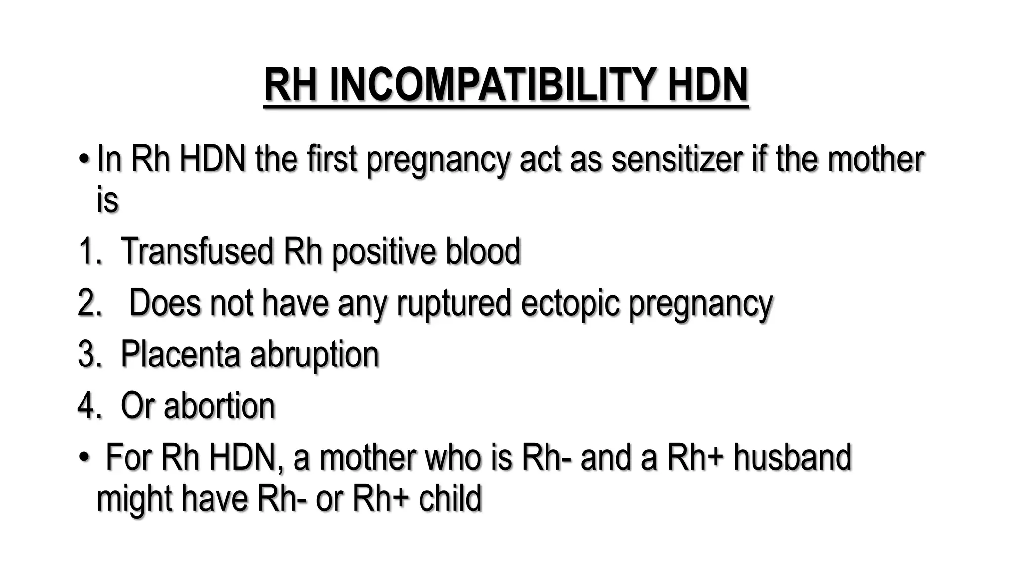 Haemolytic disease of the new born | PPTX