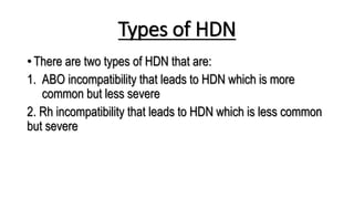 Haemolytic disease of the new born | PPTX