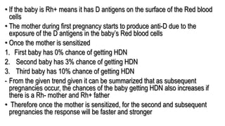 Haemolytic disease of the new born | PPTX