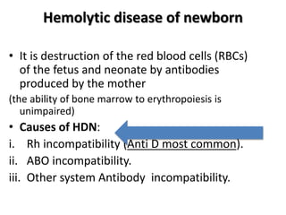 HAEMOLYTIC DISEASE OF THE NEW BORN (HDN).pptx