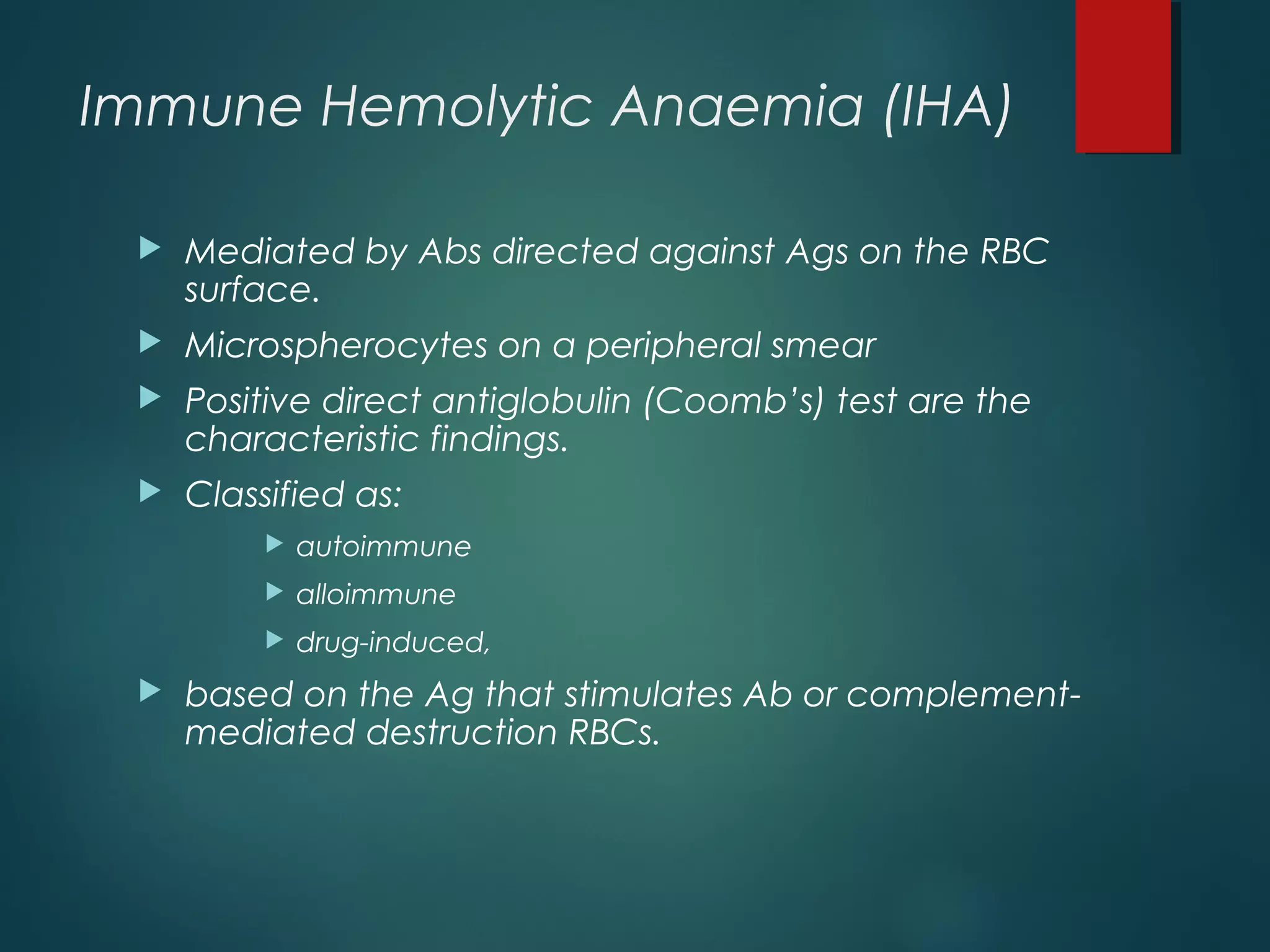 Haemolytic disorders | PPT