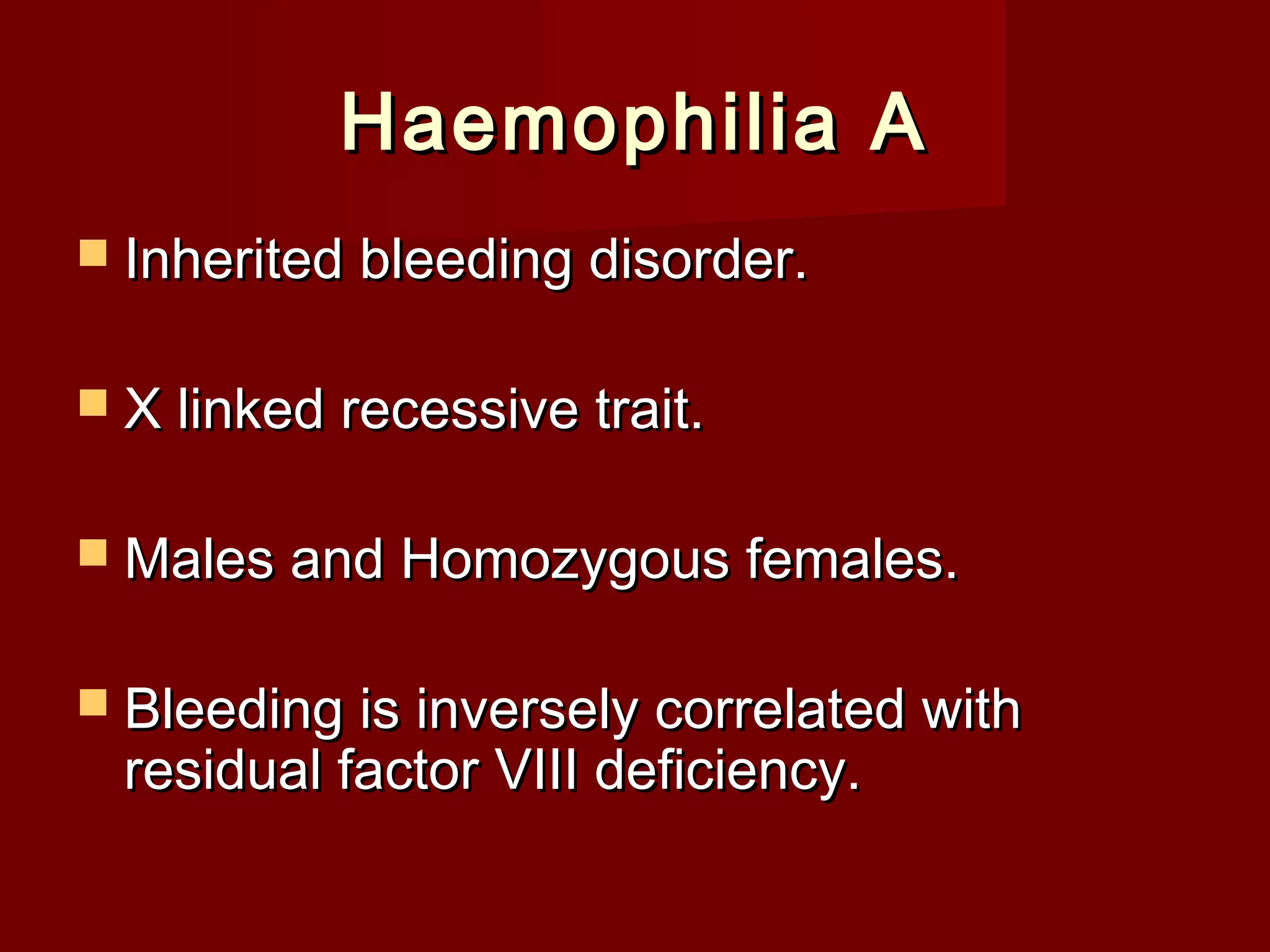 Haemophilia | PPT