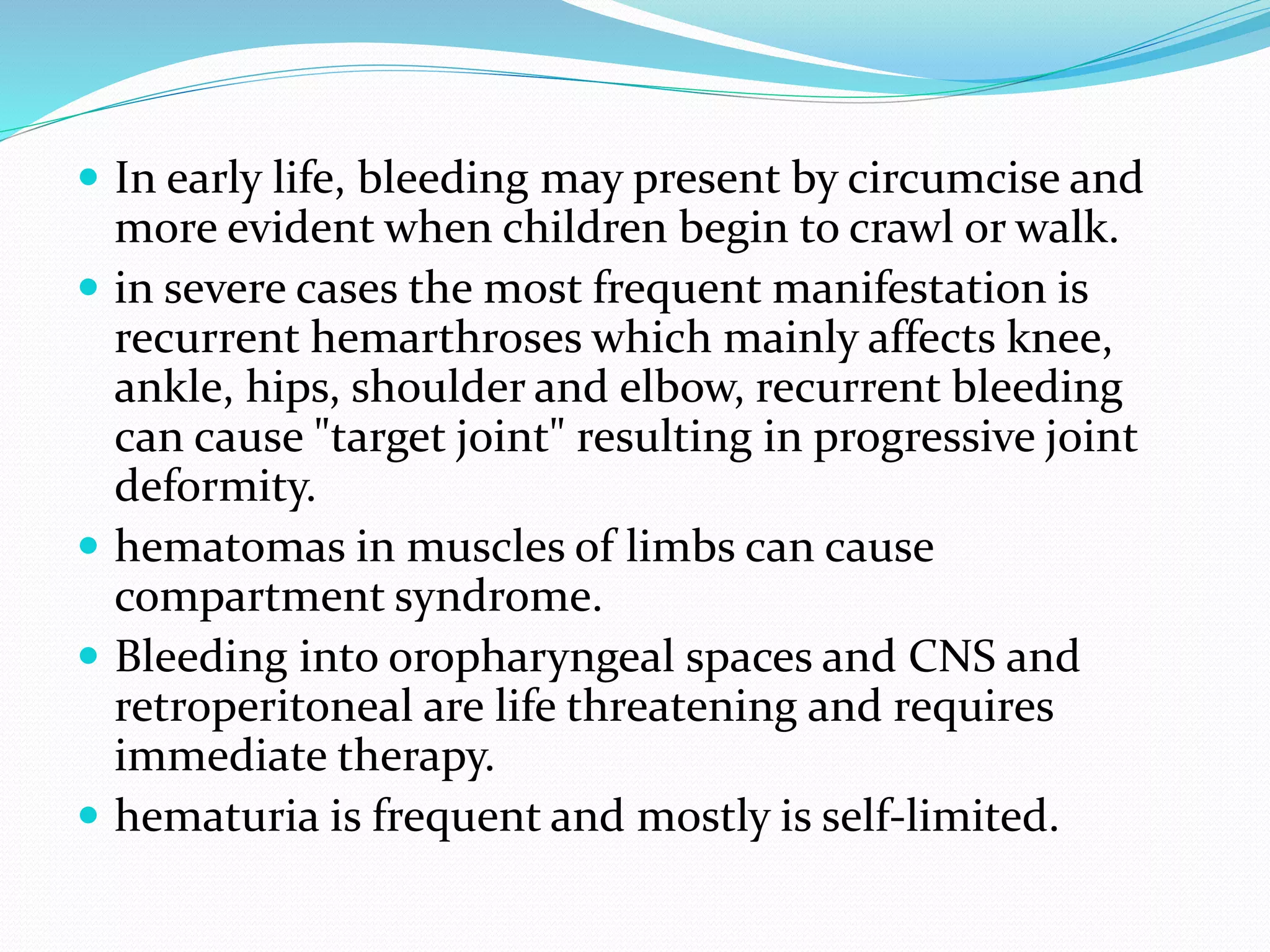 Haemophilia | PPTX | Blood Disorders | Diseases and Conditions