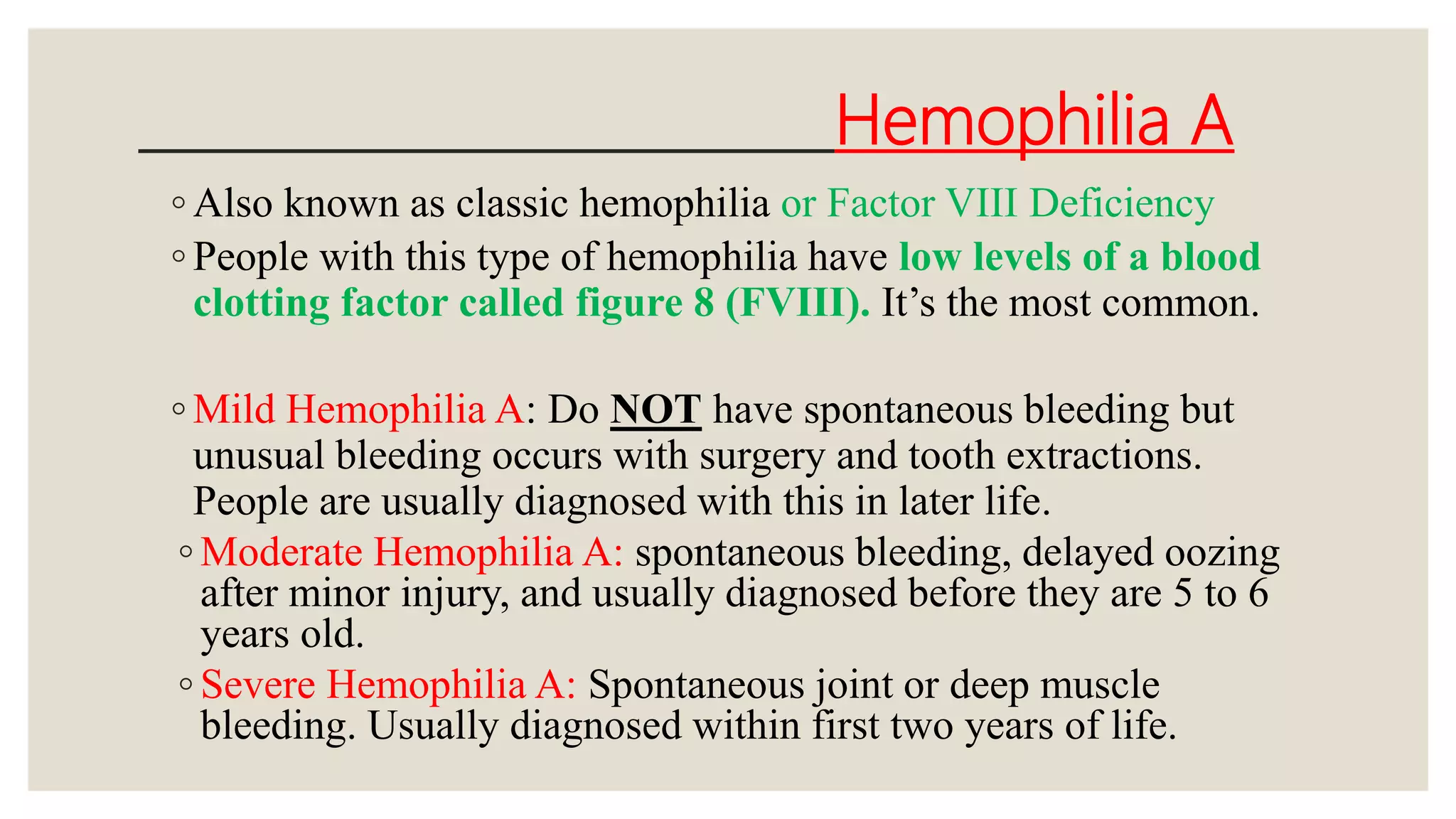 Haemophilia | PPTX