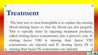 Haemophilia in children english | PPTX
