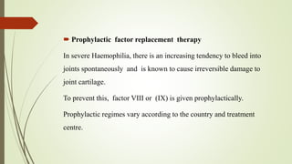 Haemophilia in children | PDF