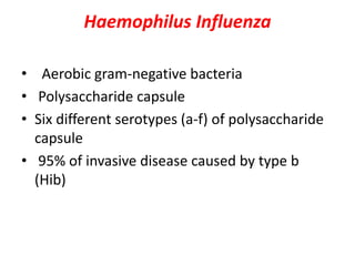 Haemophilus Influenzae Type B Symptoms
