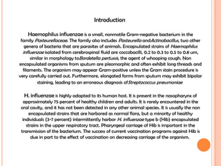 Haemophilus influenzae | PPTX