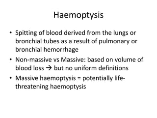 haemoptysis.pptx