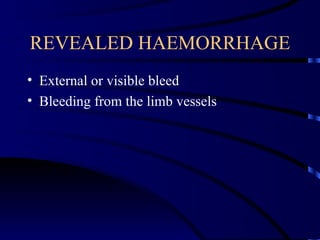 Haemorrhage by Dr.Syed Alam Zeb | PPT