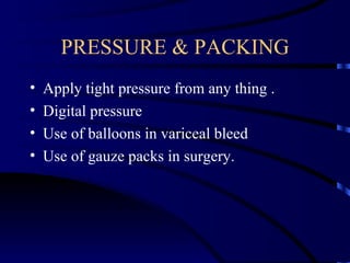 Haemorrhage by Dr.Syed Alam Zeb | PPT