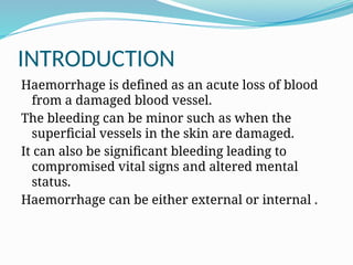 haemorrhage.pptx. . | PPTX