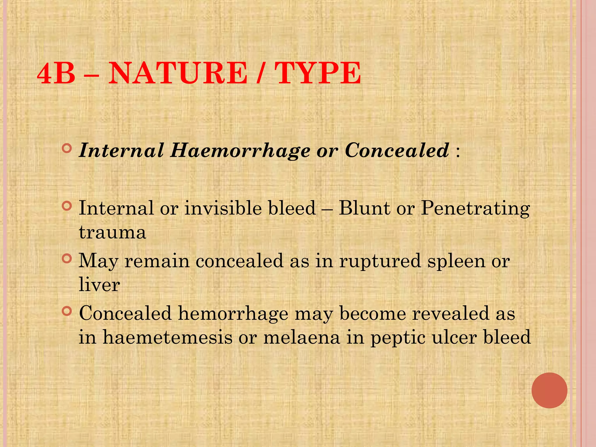 Haemorrhage | PPT