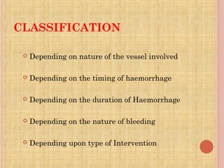 Haemorrhage | PPT