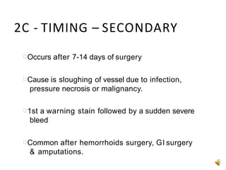 Haemorrhage drneerajjain wih audio | PPTX