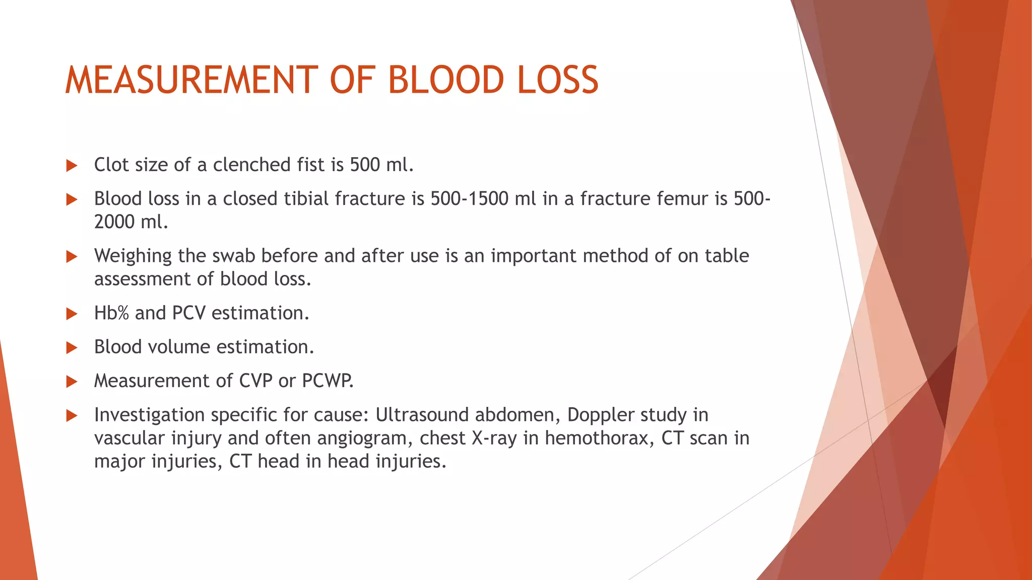 Haemorrhage and management | PPTX