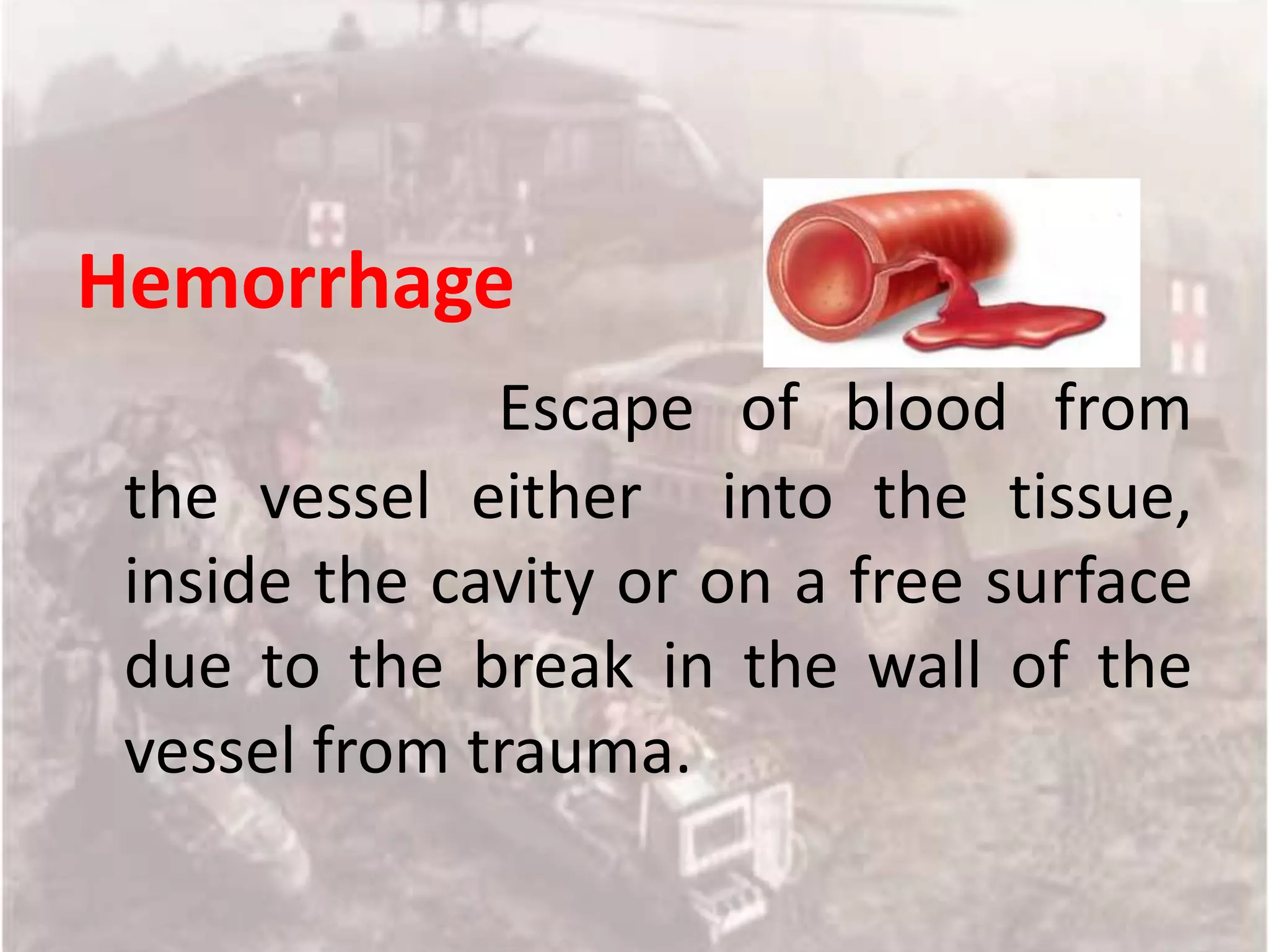Haemorrhage control in combat | PPTX