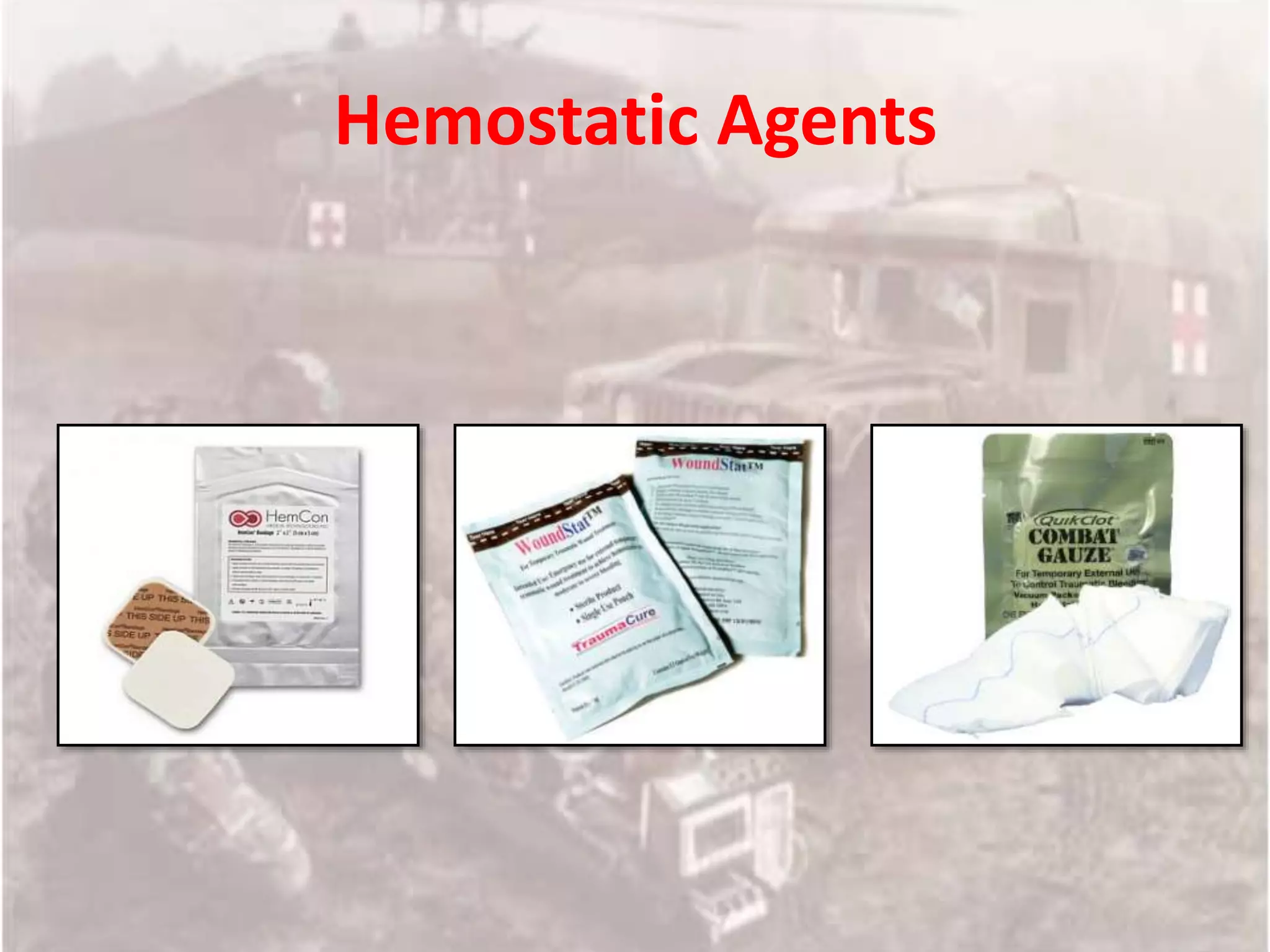 Haemorrhage control in combat | PPTX