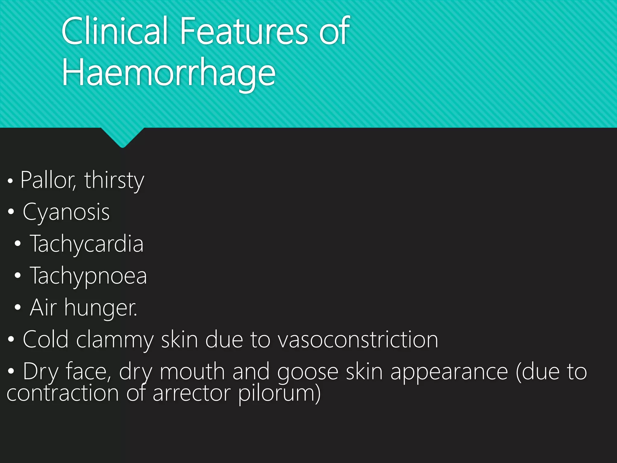 Lecture on Haemorrhage | PPTX