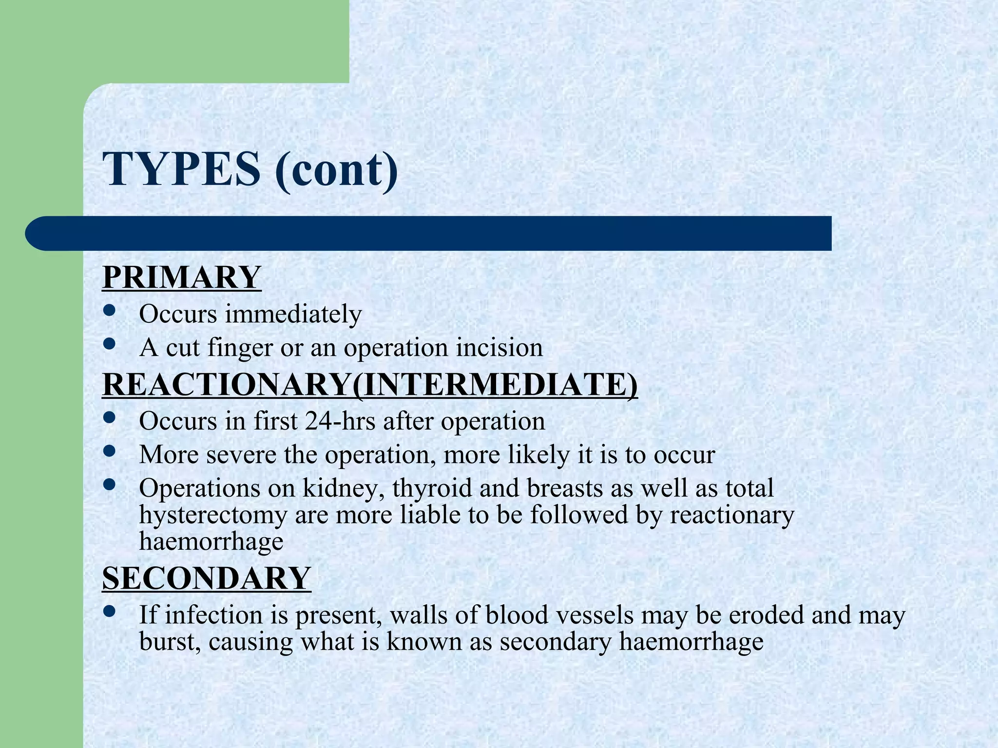 Haemorrhage (original) | PPT