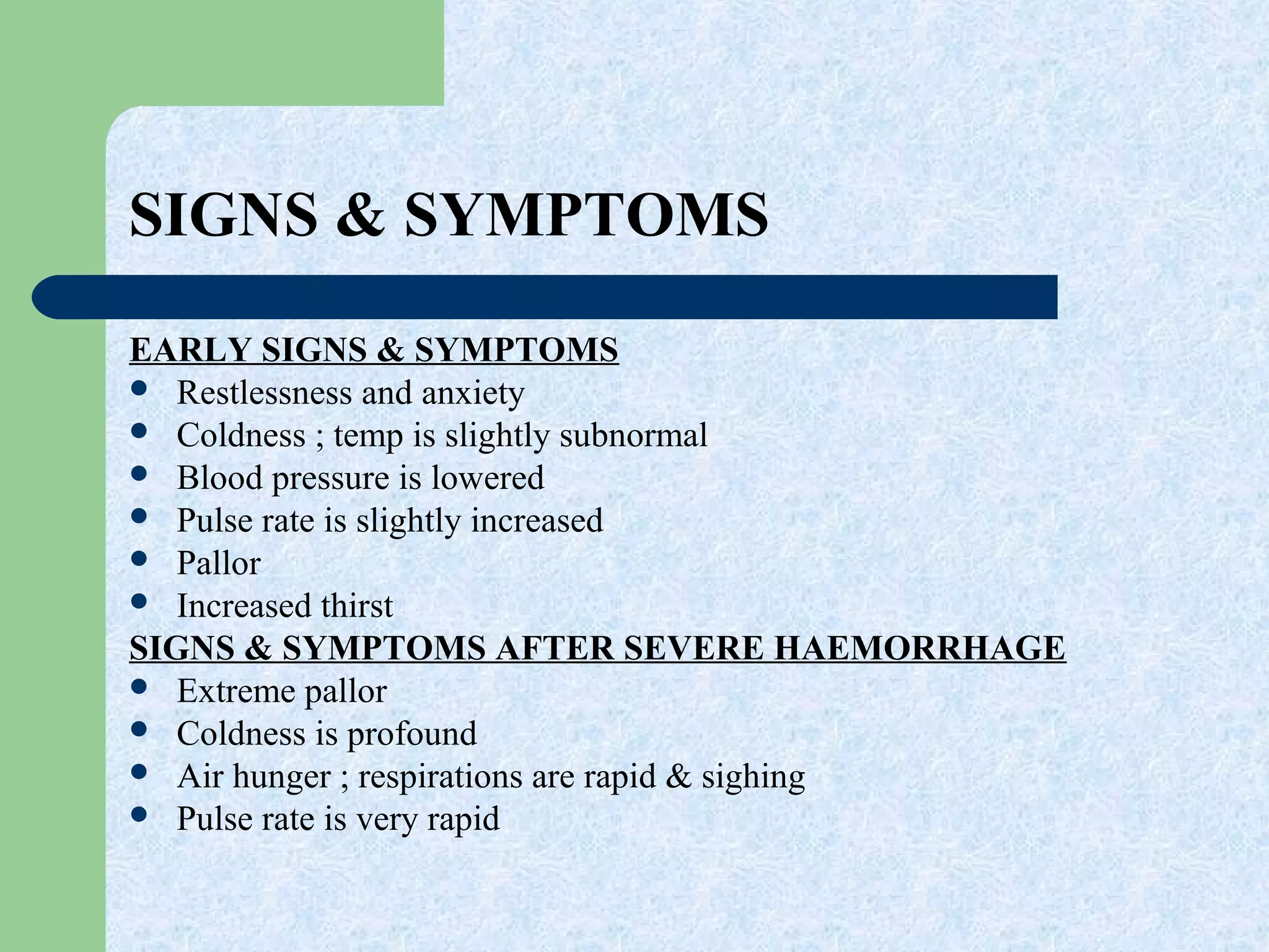 Haemorrhage (original) | PPT
