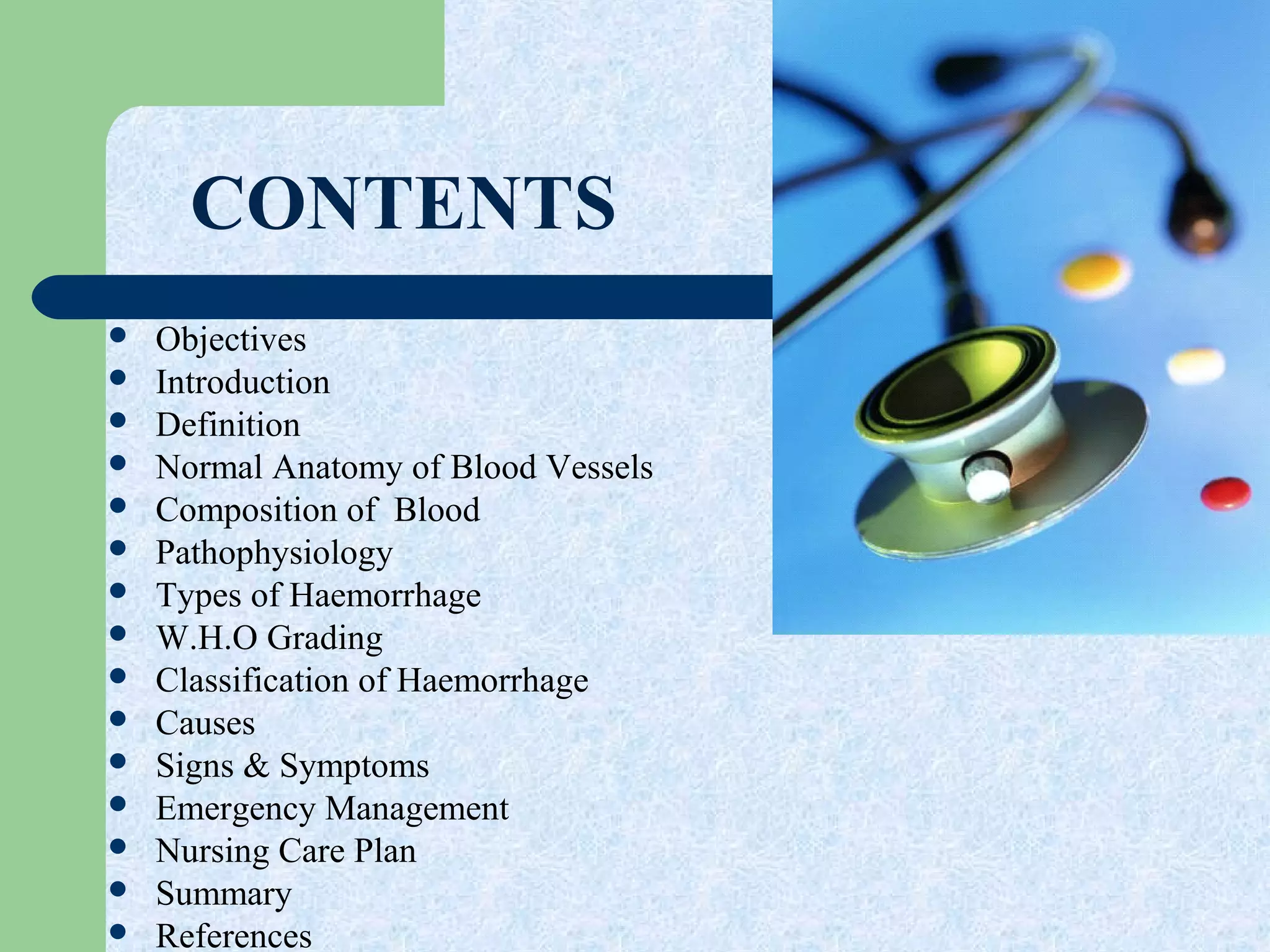 Haemorrhage (original) | PPT
