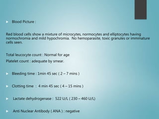 Haemorrhagic retinopathy with hemolytic anaemia | PPTX