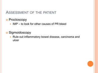 Haemorrhoid | PPTX