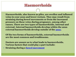 Haemorrhoids | PPT