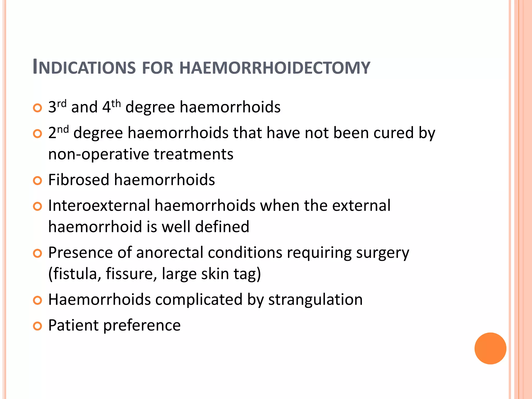 Haemorrhoids | PPTX