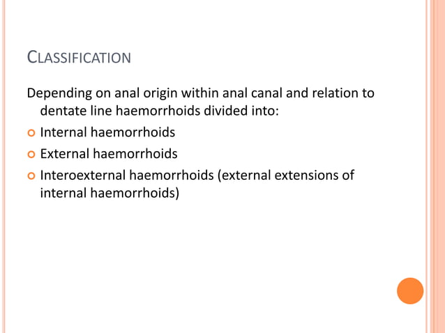 Haemorrhoids | PPTX