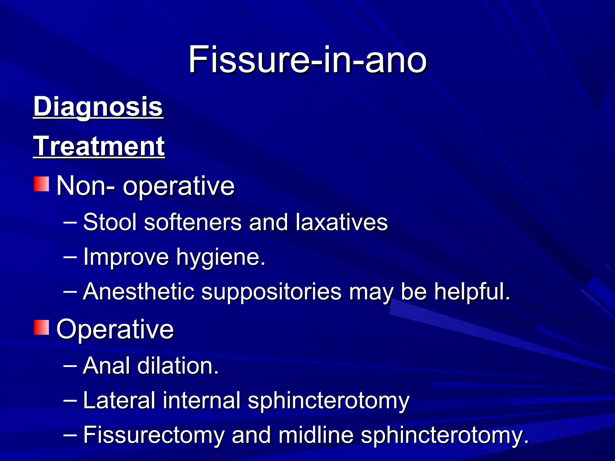 Haemorrhoids and perianal diseases | PPT
