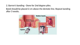 Overview on Haemorrhoids - Fissure - Fistula | PPT