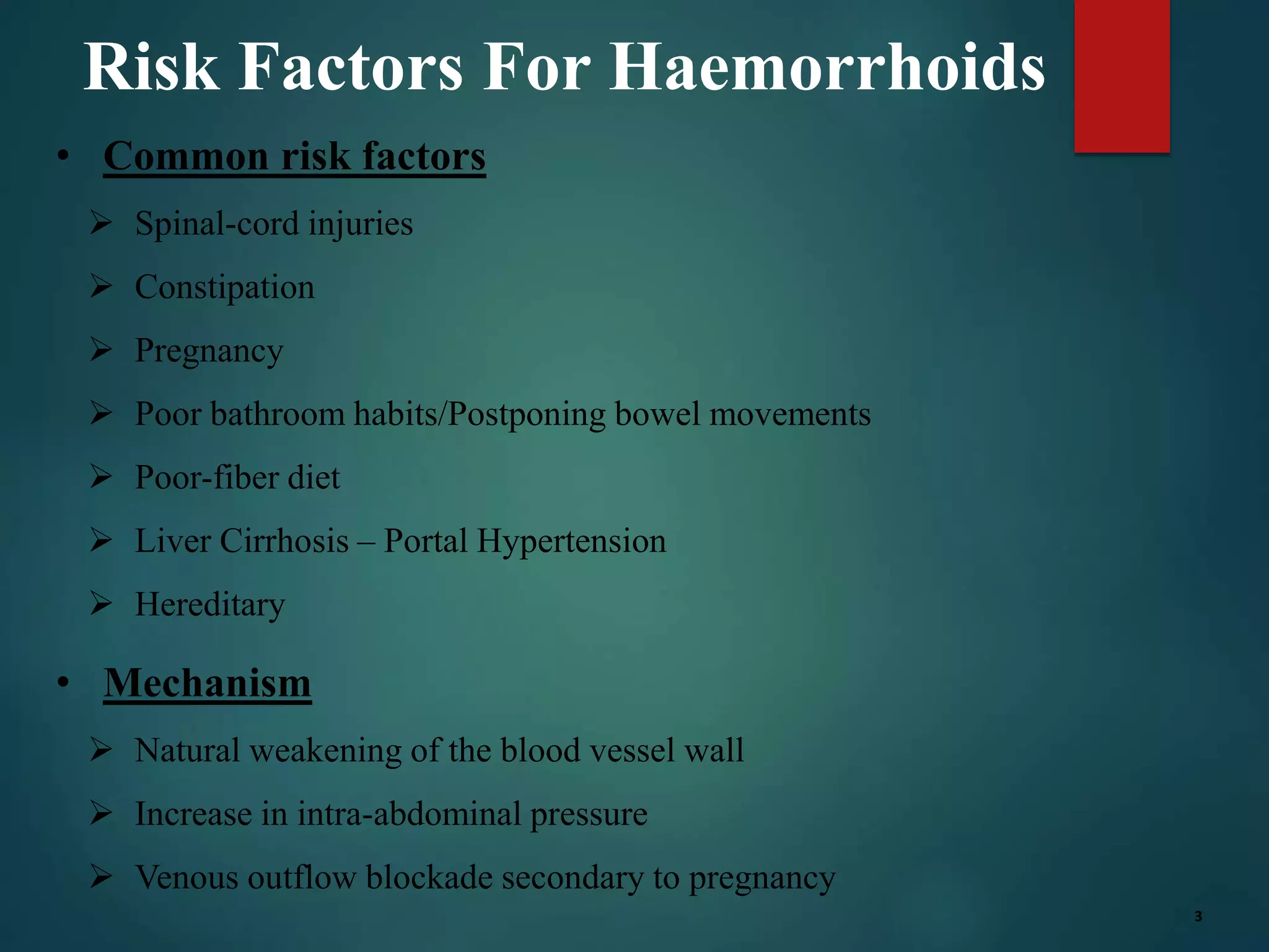 HAEMORRHOIDS Management.pptx