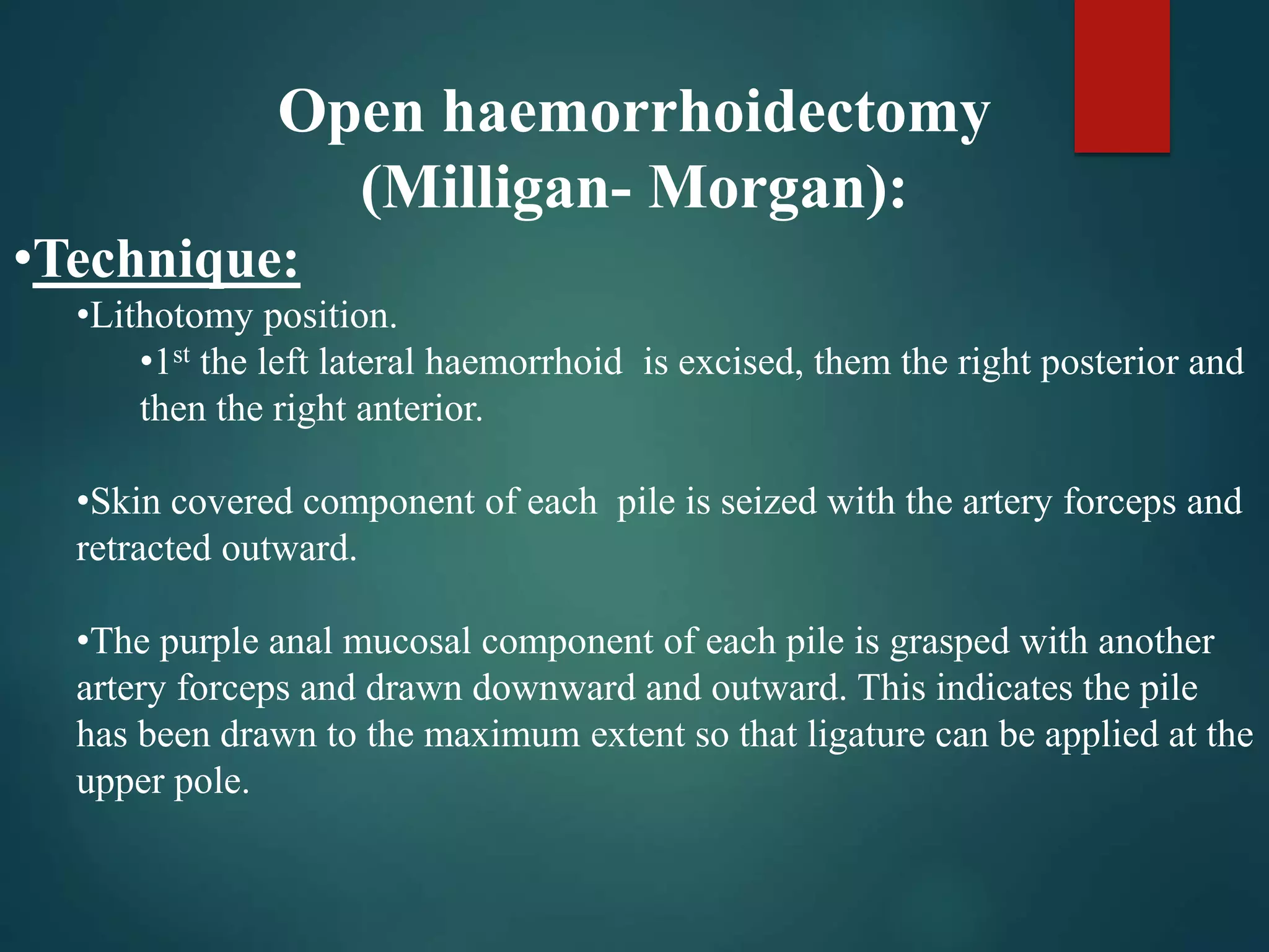 HAEMORRHOIDS Management.pptx