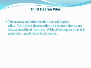 Haemorrhoids (piles) | PPT