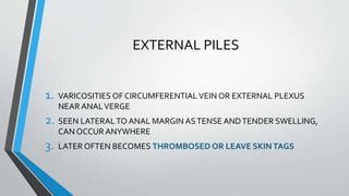 Haemorrhoids ppt | PPT