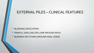 Haemorrhoids ppt | PPT