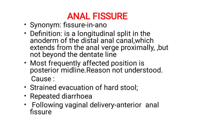 Haemorroids,fissure,fistula in ano | PDF | Digestive Disorders ...