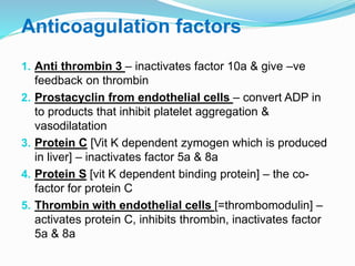 Haemostasis | PPTX