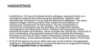 Haemostasis | PPT